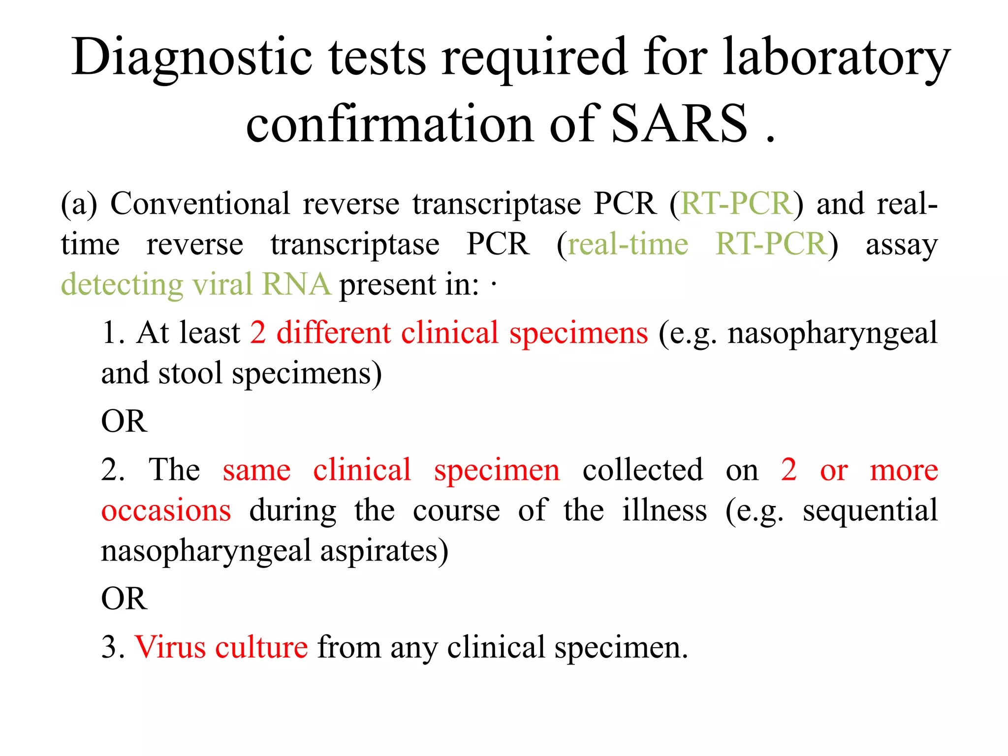 Severe Acute Respiratory Syndrome (SARS) | PPTX