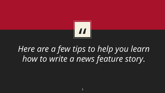 NEWS FEATURE.pptx JOURNALISM GRADE 7 1ST | PPTX