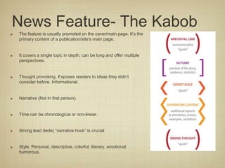 News Feature Format | PPT