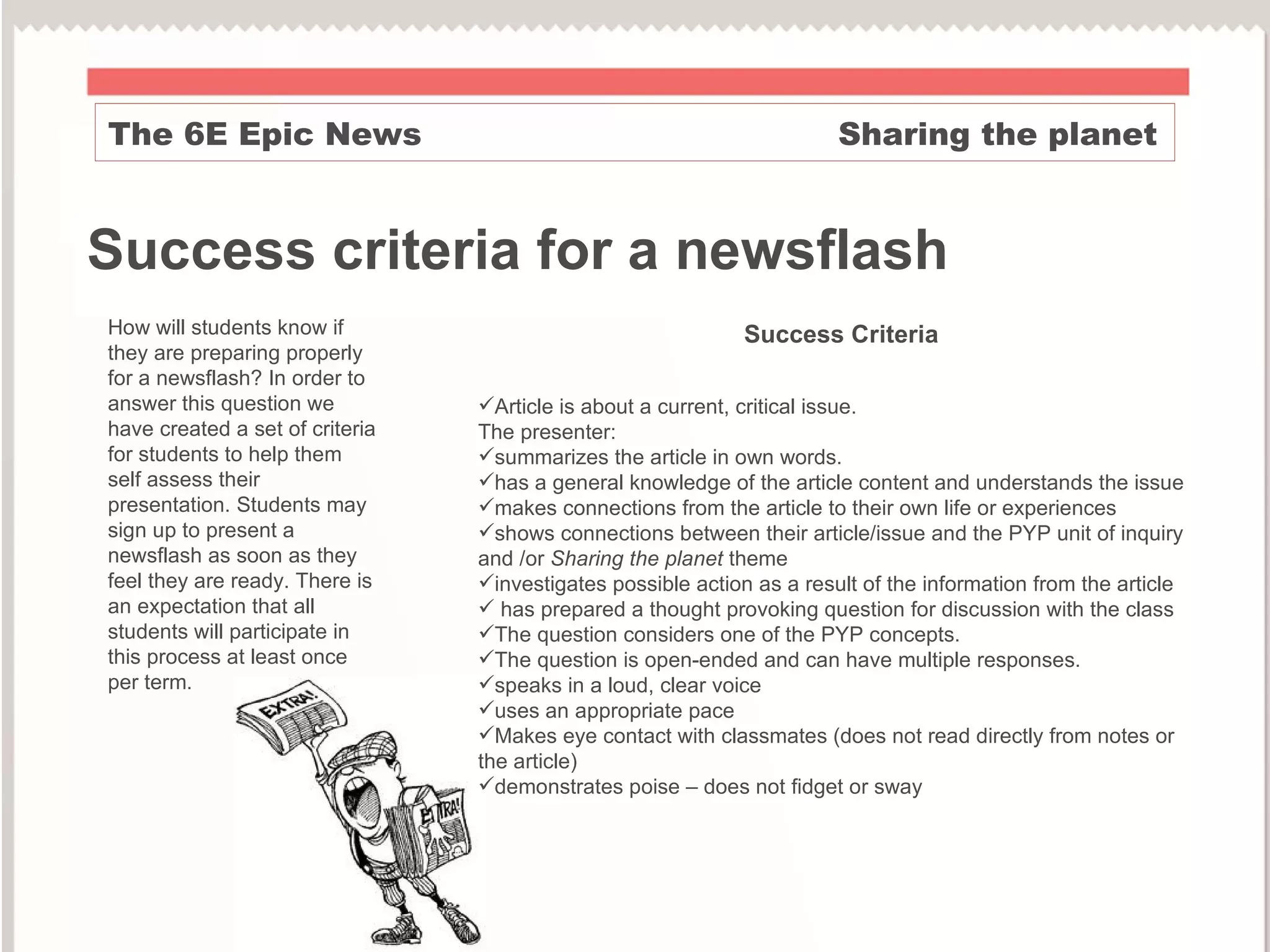 Newsflash information | PPT