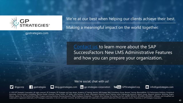 Discovering the New SuccessFactors LMS Admin Features | PPTX | Web ...