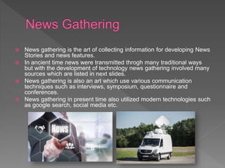 News gathering show | PPSX
