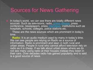 News gathering show | PPSX