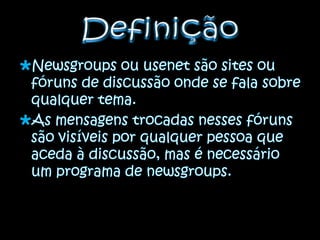 Newsgroups | PPTX