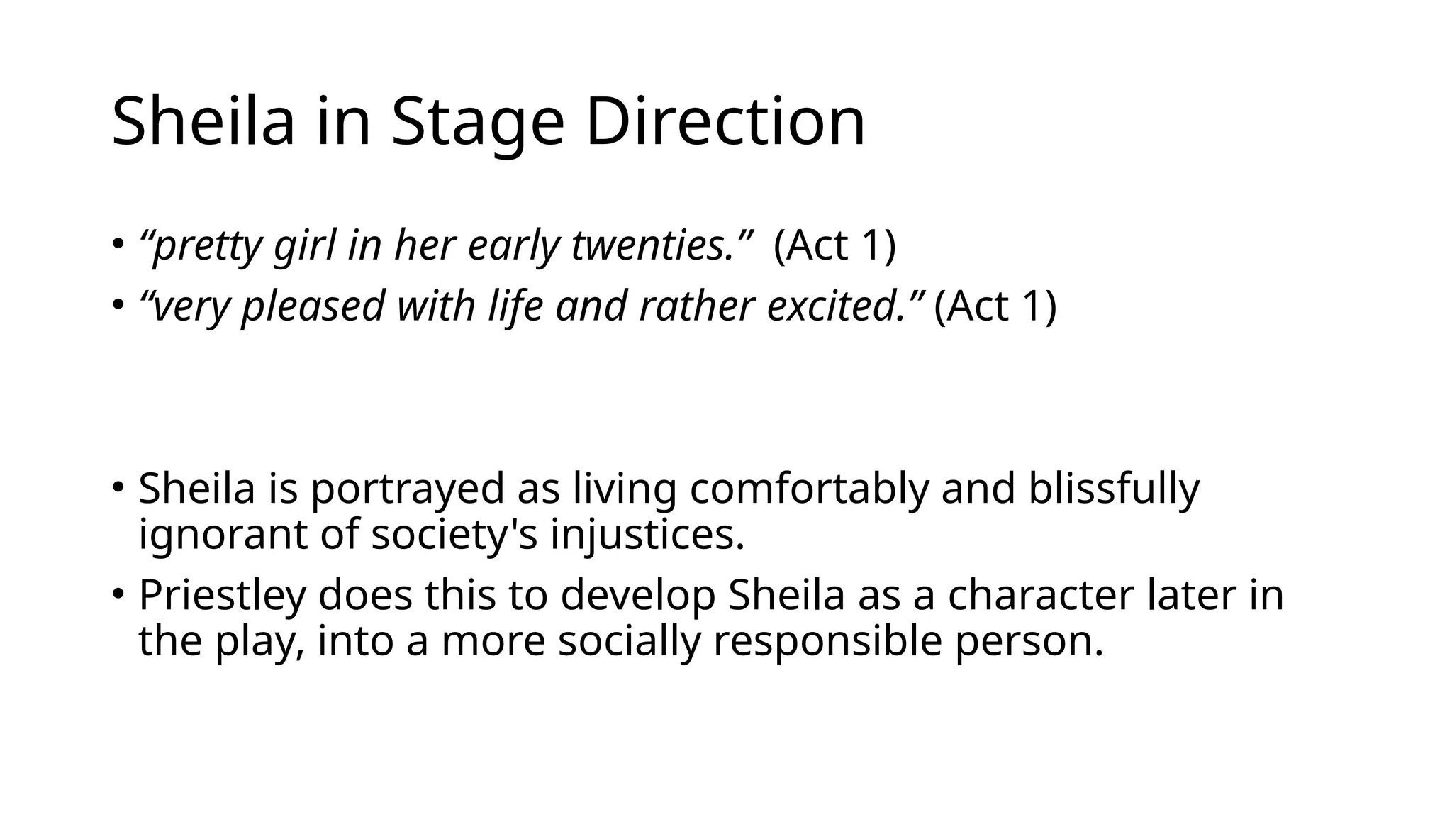 new sheila birling from an inspector calls.pptx