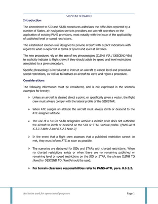 New sid and star phraseologies scenarios v2 | PDF