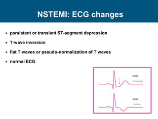 ECG interpretation: NSTEMI | PPTX