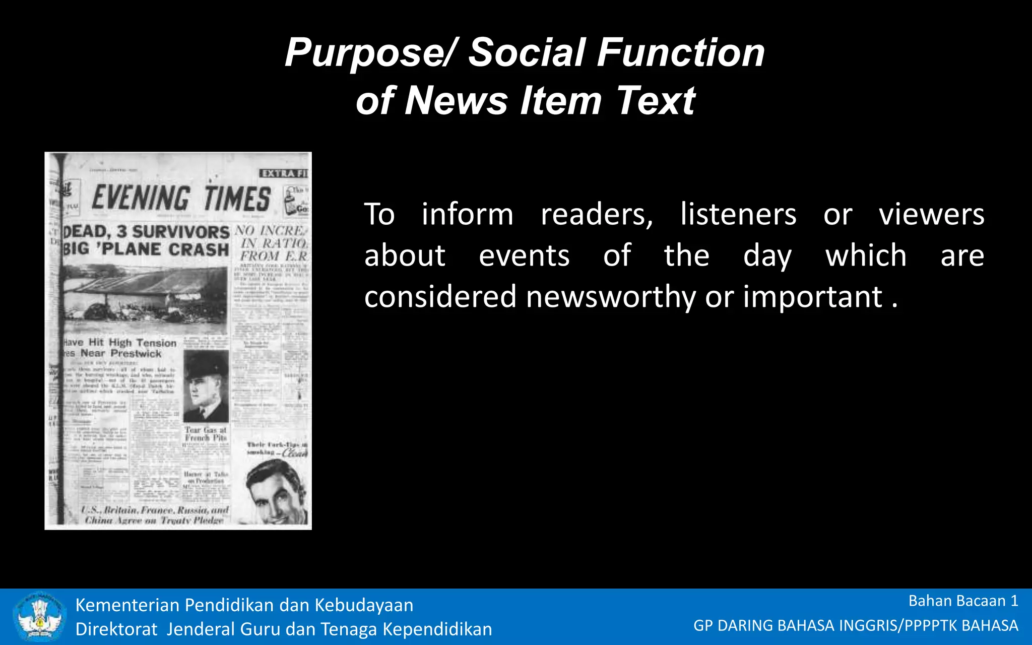 News item text | PPTX