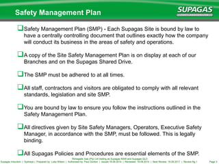 Supagas Site Walk | PPTX