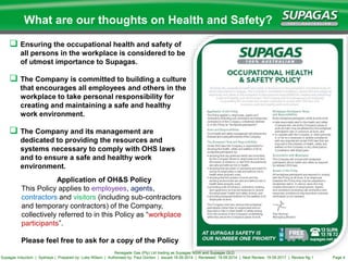 Supagas Site Walk | PPTX