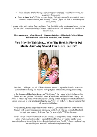 New skinnylicious cooking the hottest converting cookbook | PDF