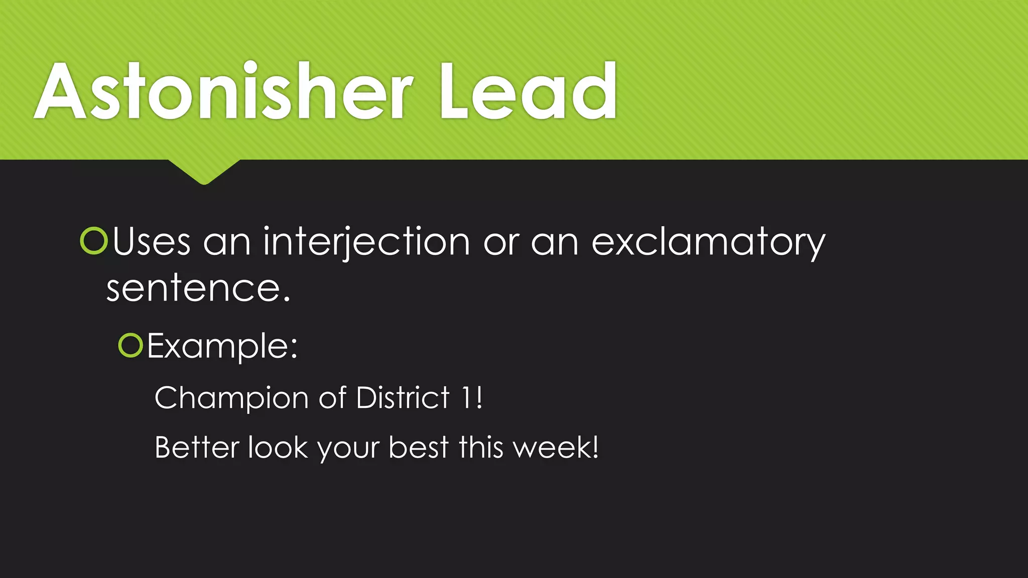 Types of News Lead | PPTX