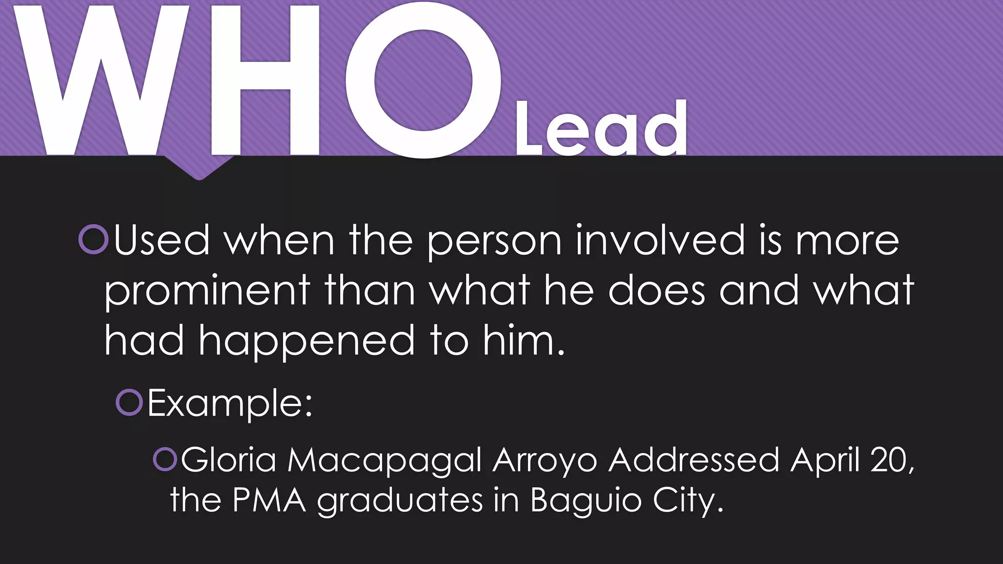 Types of News Lead | PPTX