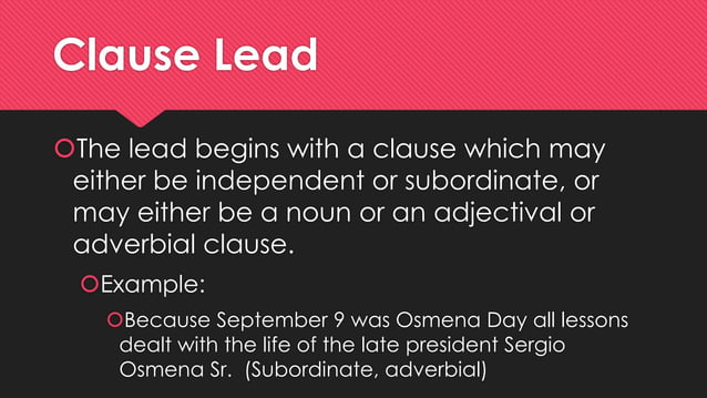 Types of News Lead | PPTX