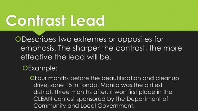 Types of News Lead | PPTX
