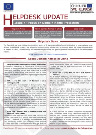 HD Update 7- Focus on Domain Name Protection | PDF