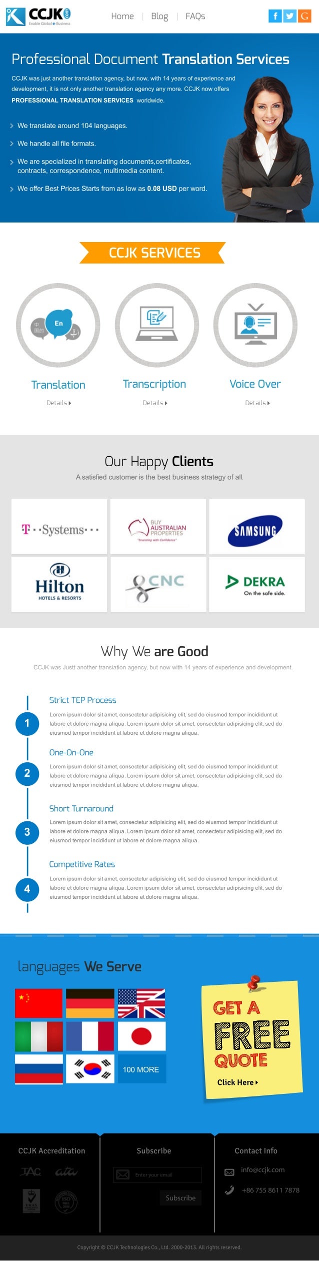 Professional Document Translation Services