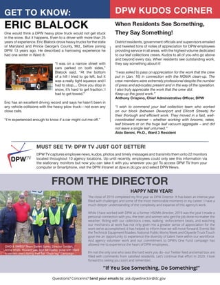 The Buzz DPW Newsletter | PDF