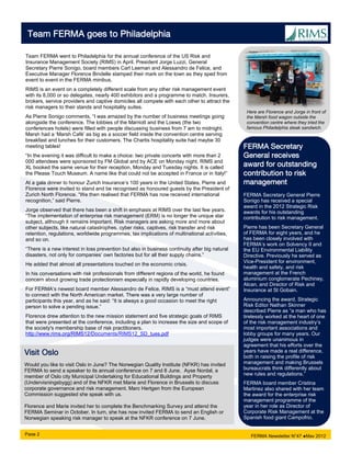 FERMA Newsletter 47 | PDF | Business | Business and Finance