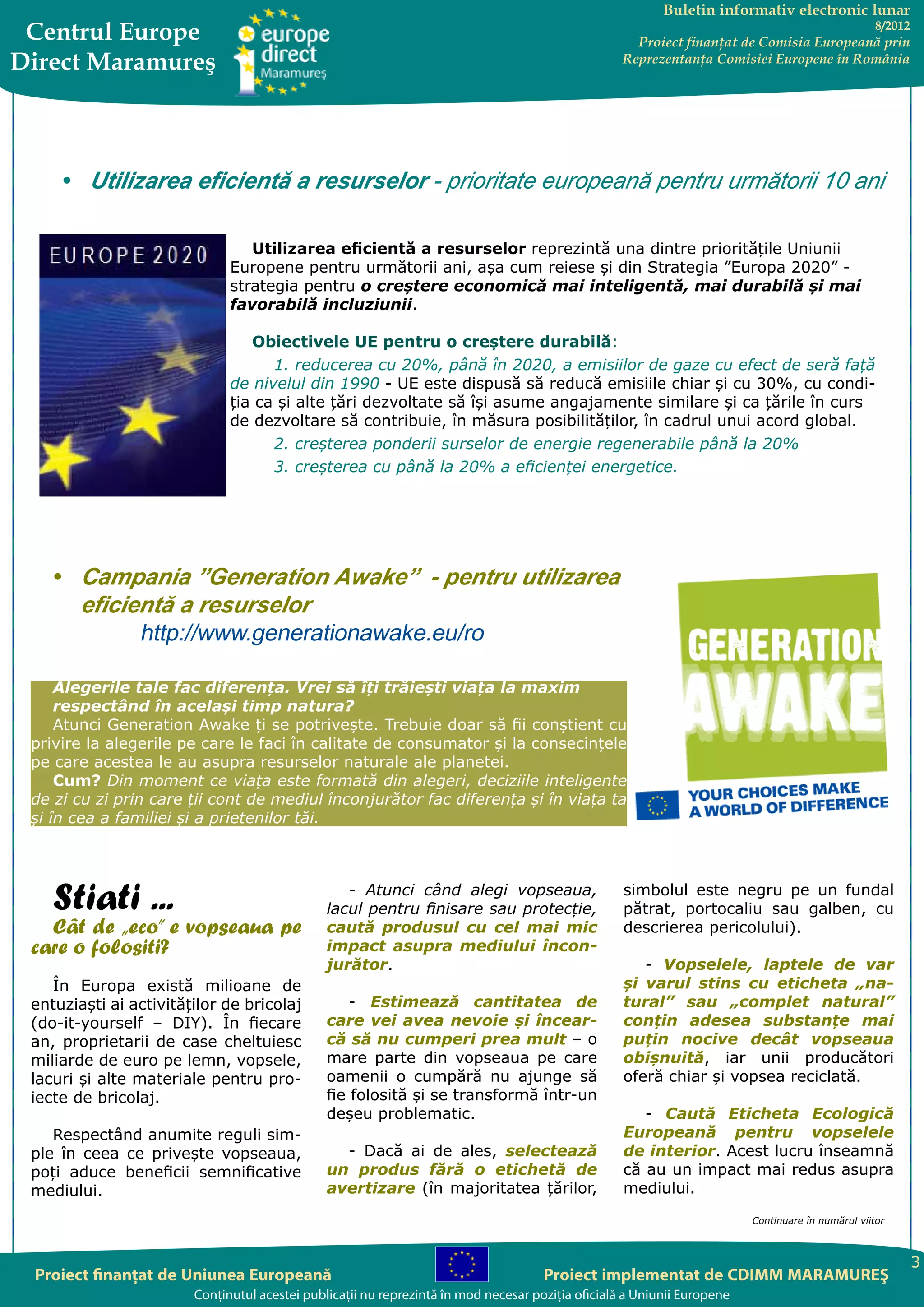 Newsletter ed maramures august 2012 | PDF