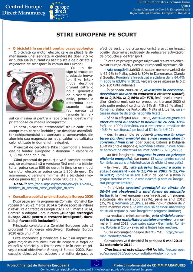 Newsletter Europe Direct Maramures-mai 2014 | PDF