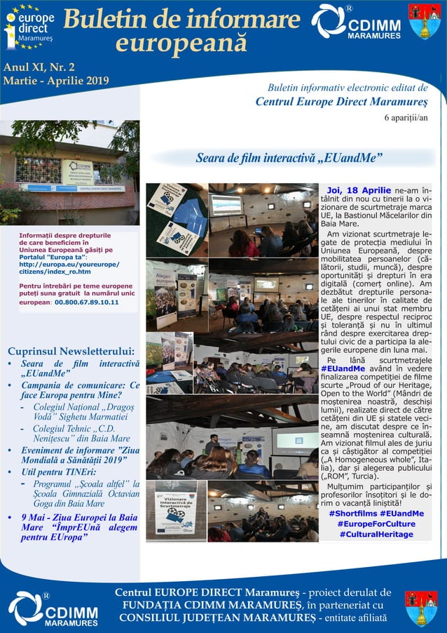 Newsletter ed maramures-mar_apr 2019_1 | PDF