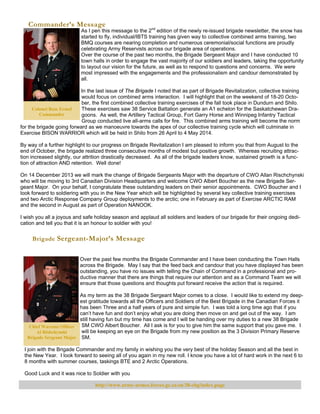 The BRIGADE Newsletter Fall-Winter2013 | PDF