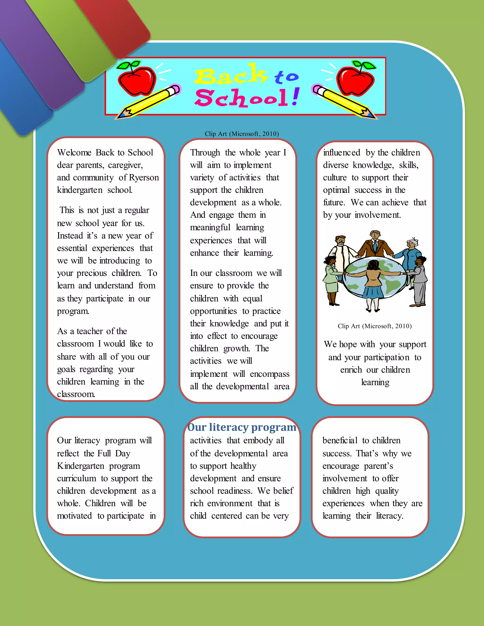 News letter literacy | DOCX