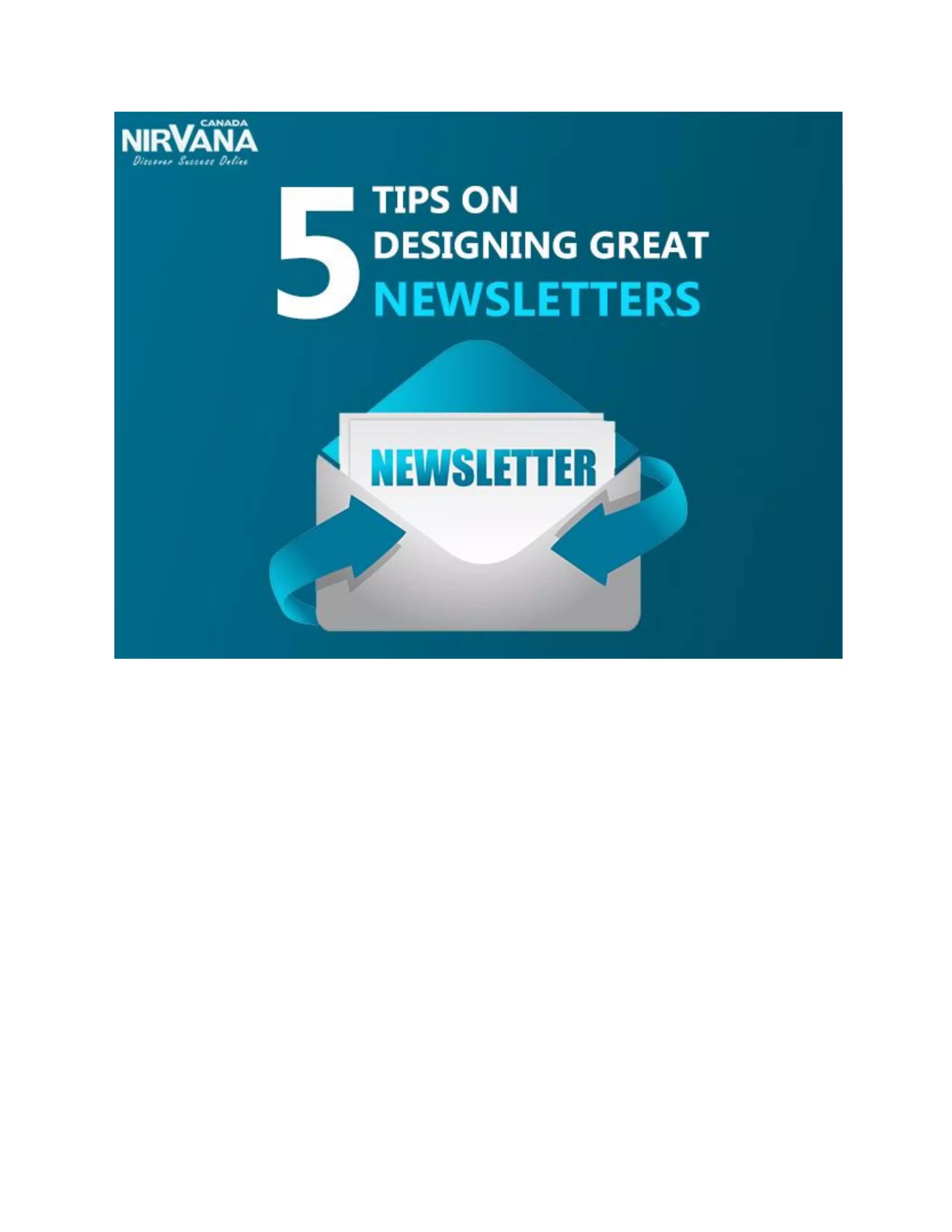 5 Tips on Designing Great Newsletters | PDF