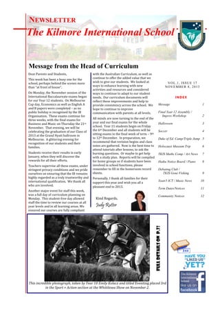 The Kilmore International School Newsletter 17 2013 | PDF