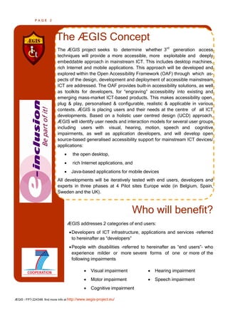 Newsletter 1 AEGIS | PDF