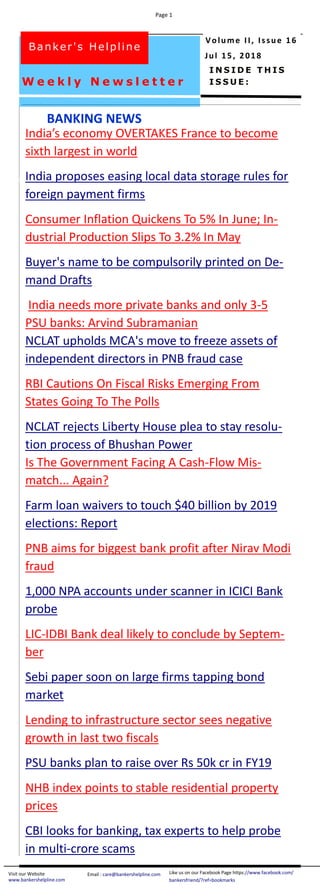 Newsletter 2 16 150718 (1) | PDF