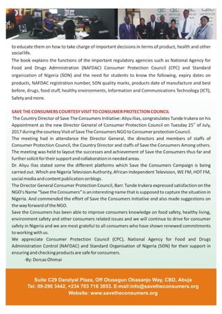 Save The Consumers Newsletter 2 | PDF