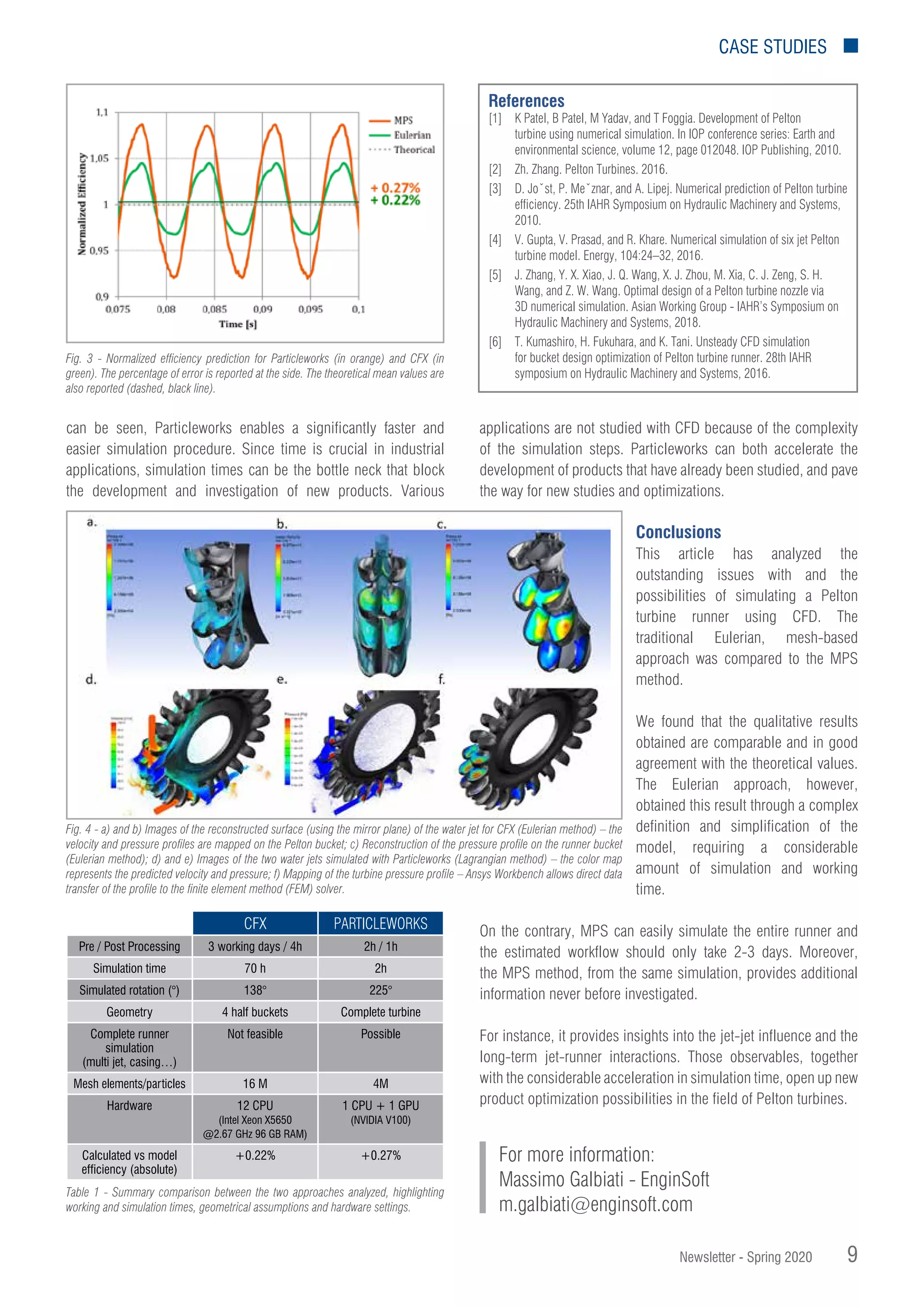 Cfd study of a Pelton turbine runner by M.Minozzo R.Bergamin M.Merelli ...