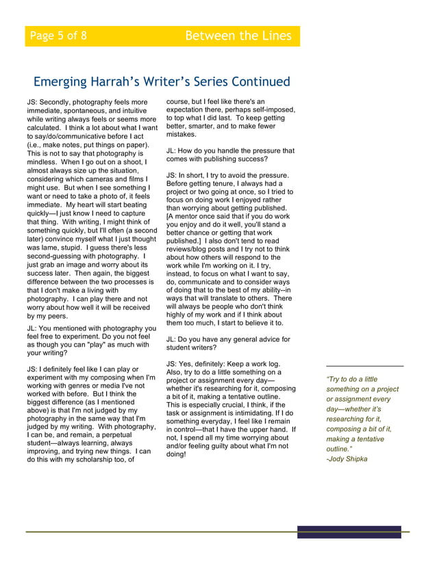 Between the Lines Issue 3 | PDF