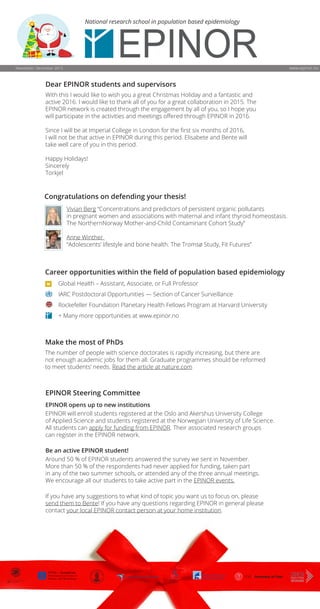 Newsletter EPINOR | PDF | Medical Health