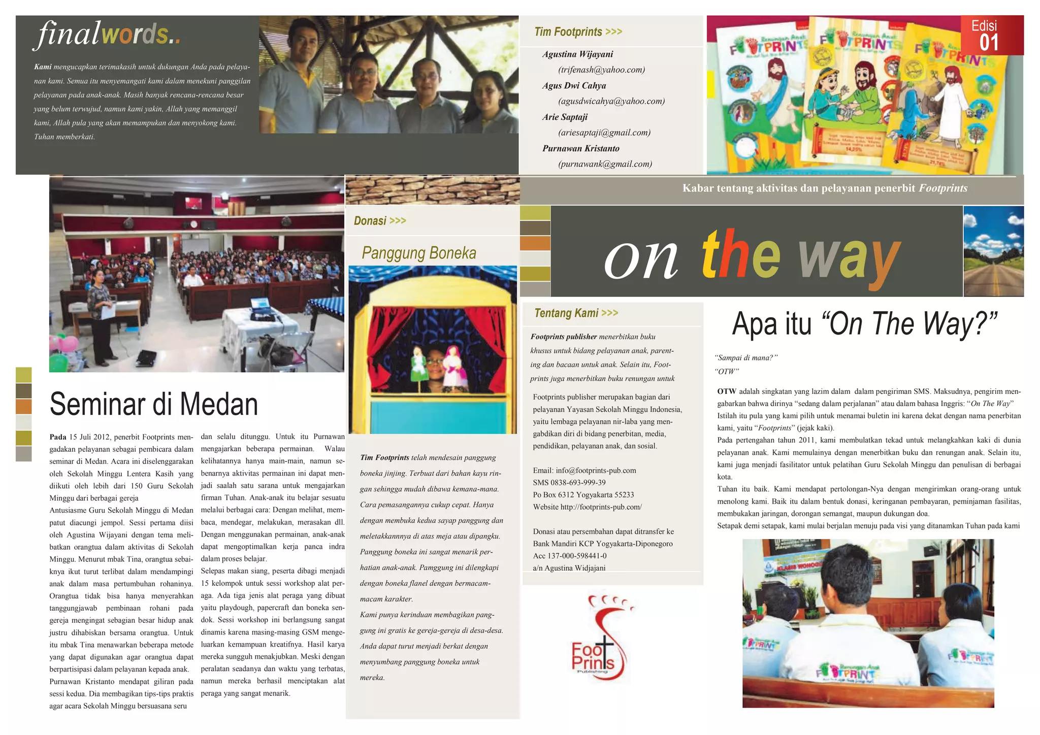Newsletter "On The Way" | PDF
