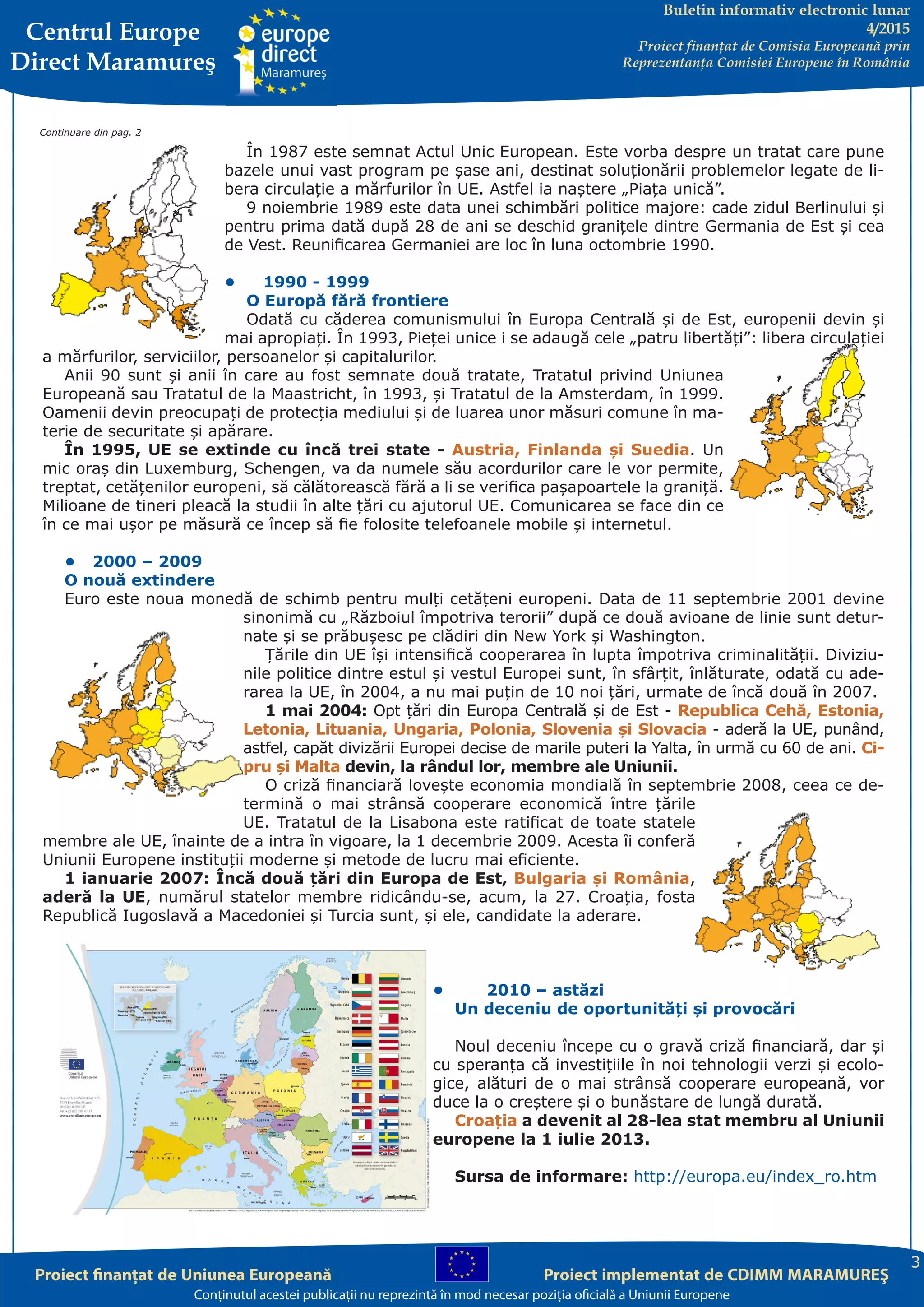Newsletter aprilie 2015 - Europe Direct Maramures | PDF