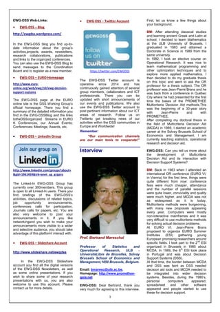 Newsletter EWG-DSS Nr.15 2016-2017 | PDF