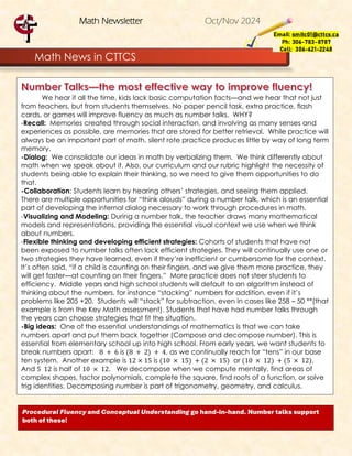 Enhancing Math Fluency and Understanding Through Number Talks and ...