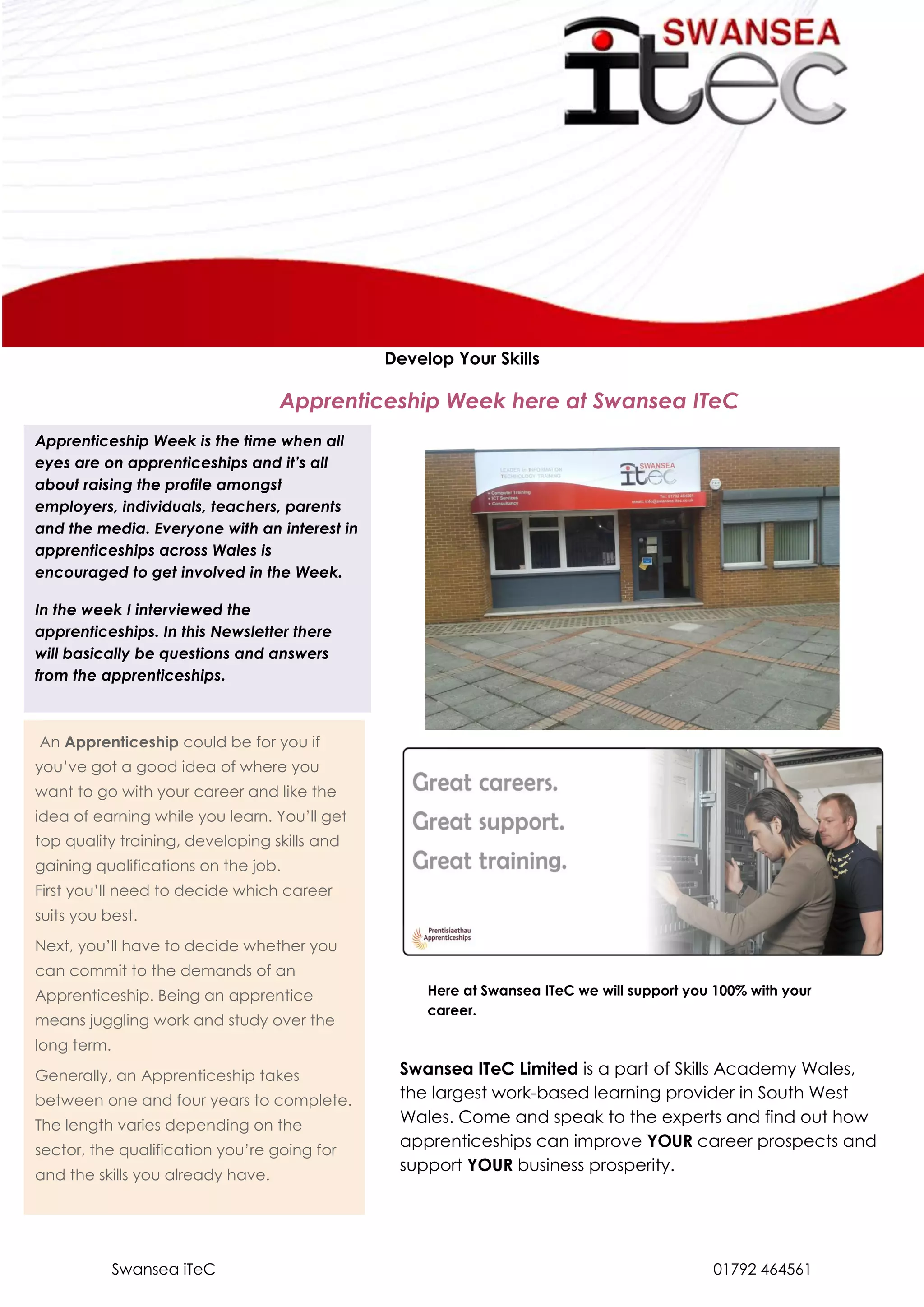Apprenticeship Newsletter | PDF