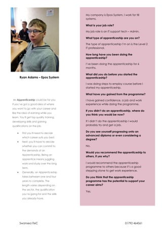 Apprenticeship Newsletter | PDF