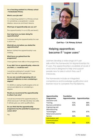 Apprenticeship Newsletter | PDF