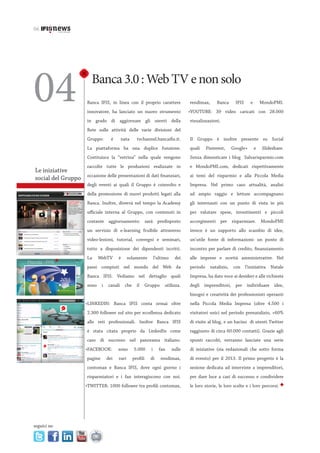 Newsletter Gruppo Banca IFIS 4 | PDF