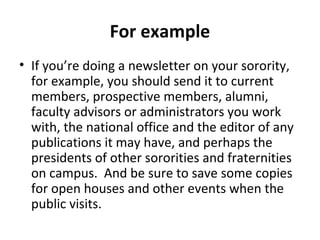 How to Make a Newsletter | PPT