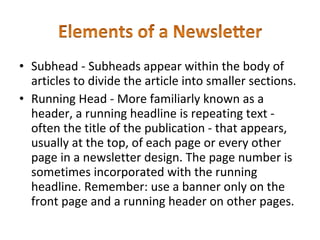 How to Make a Newsletter | PPT