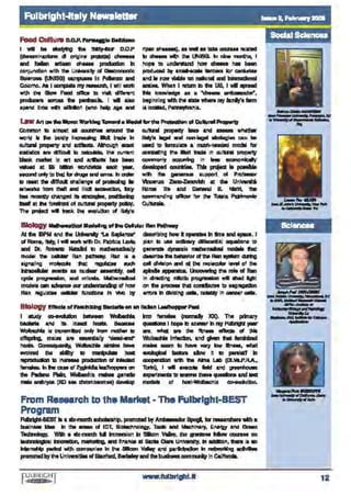 Fulbright Commission Italy Newsletter :: Issue 2 | PDF