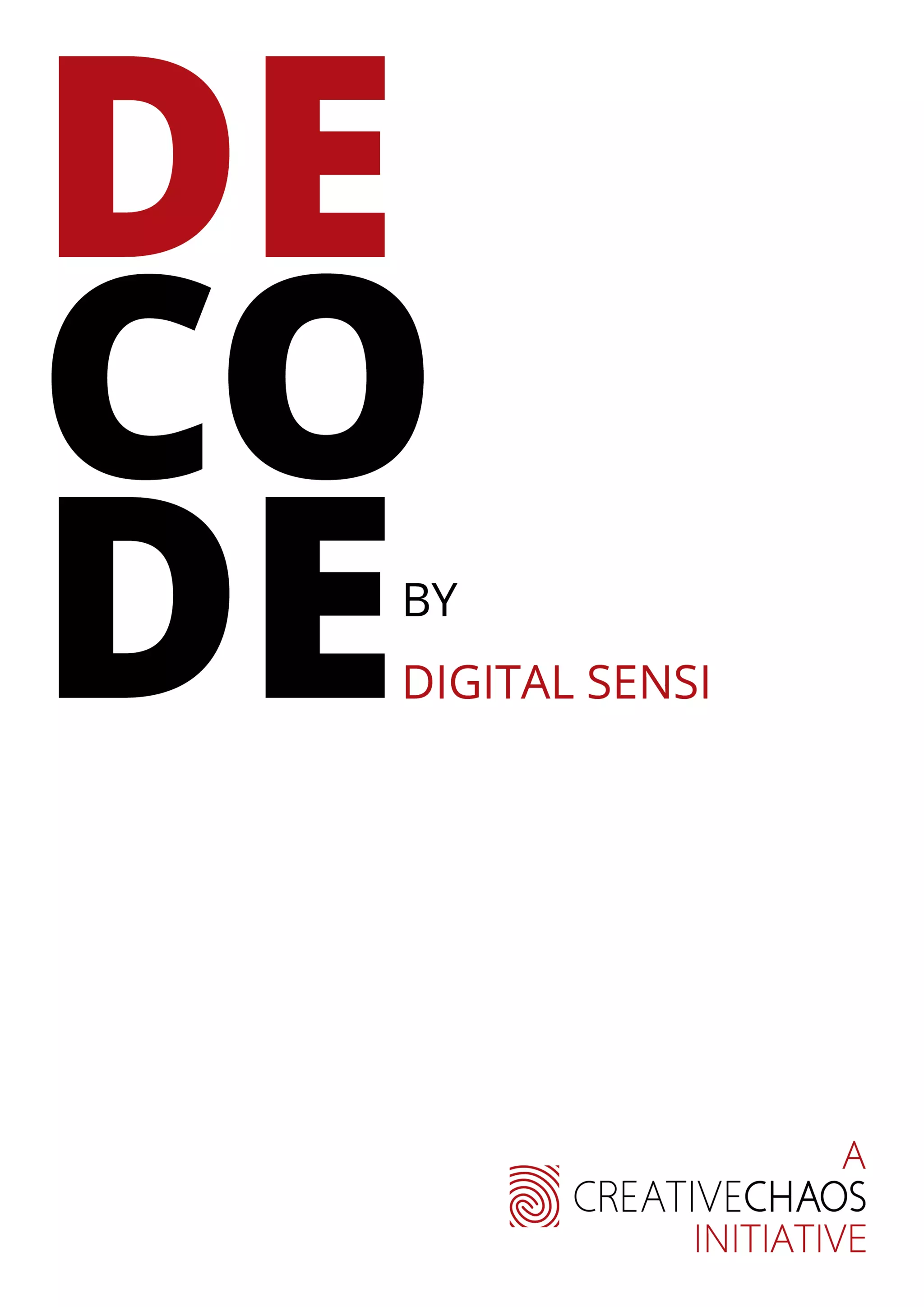 Decode by Digital Sensi Volume 1 | PDF