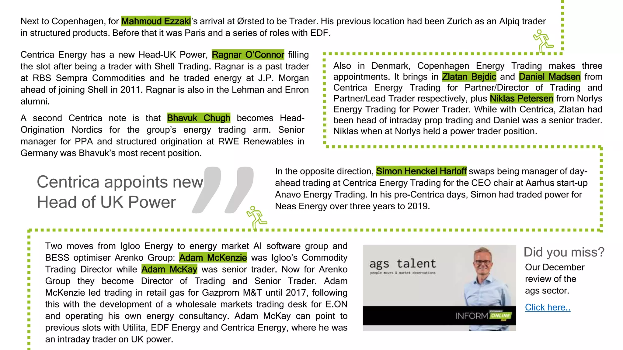 Talent Overview Power Markets | PPTX