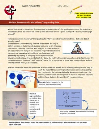 Holistic Math Assessment: Triangulating Data for Deeper Understanding | PDF